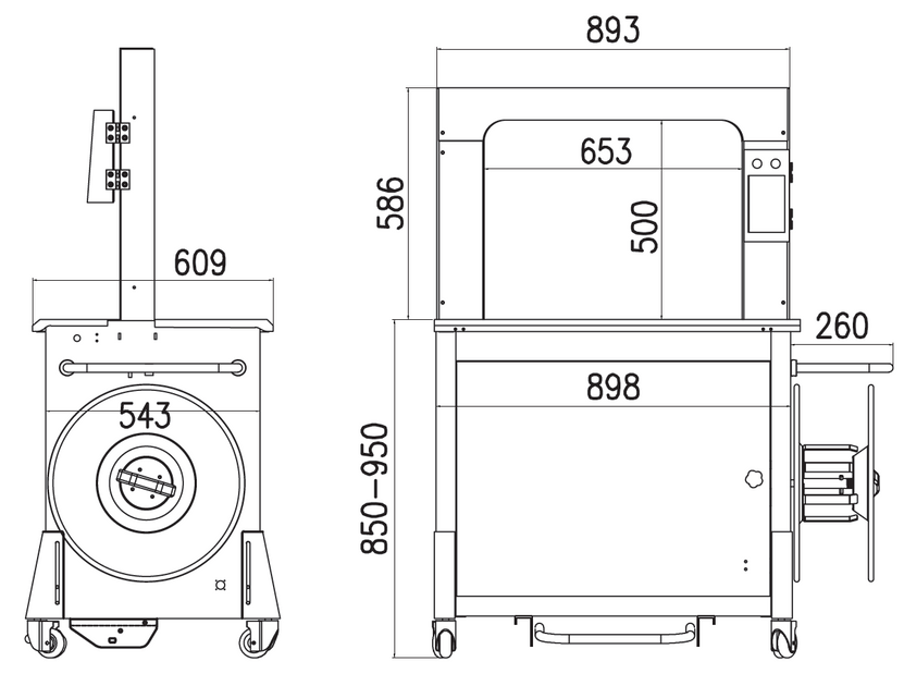 512X High Speed Automatic Strapping Machine | Emmoco